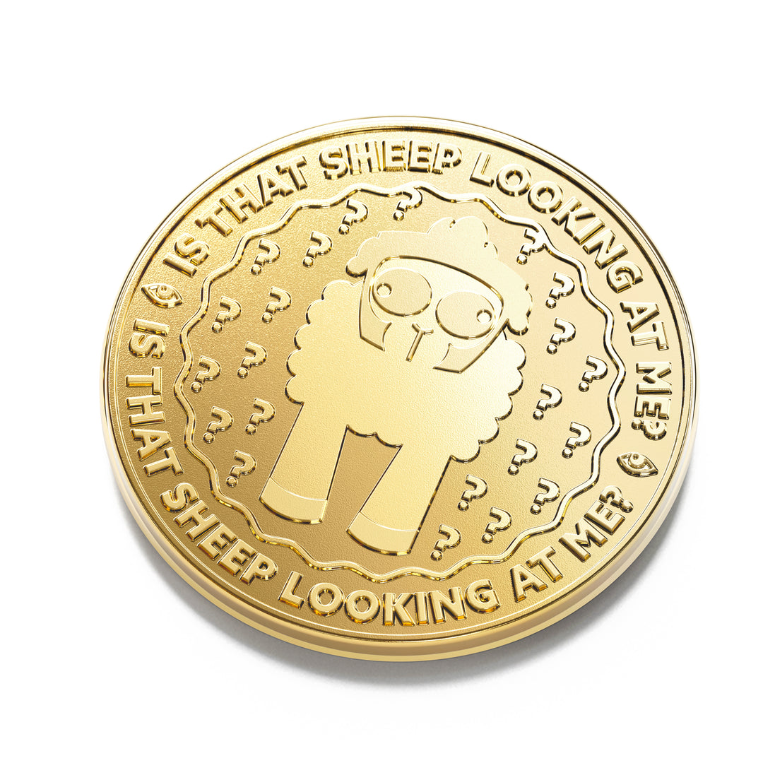 Zed’s ‘Is That Sheep Looking At Me?’ Collector’s Coin! – CREO